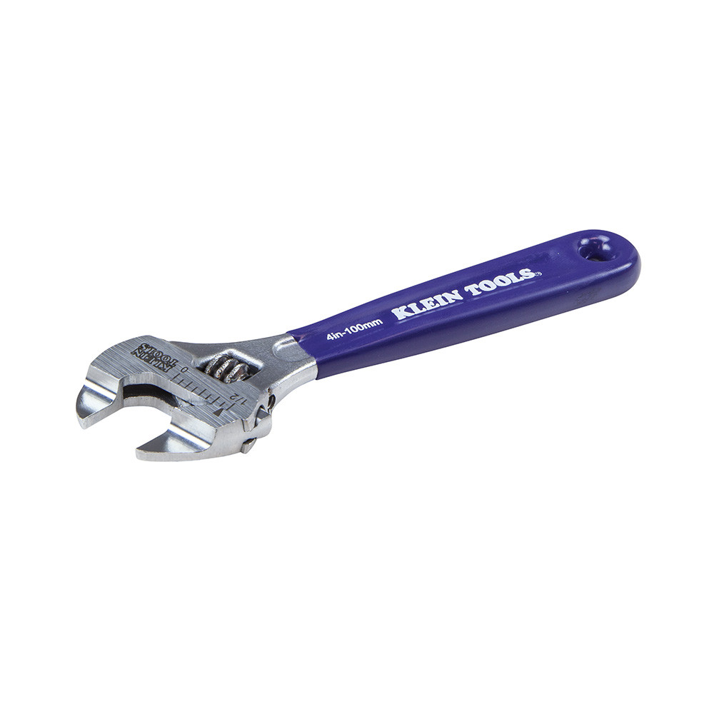 Klein Tools D86932 Slim-Jaw Adjustable Wrench, 4-Inch | JB Tool Sales