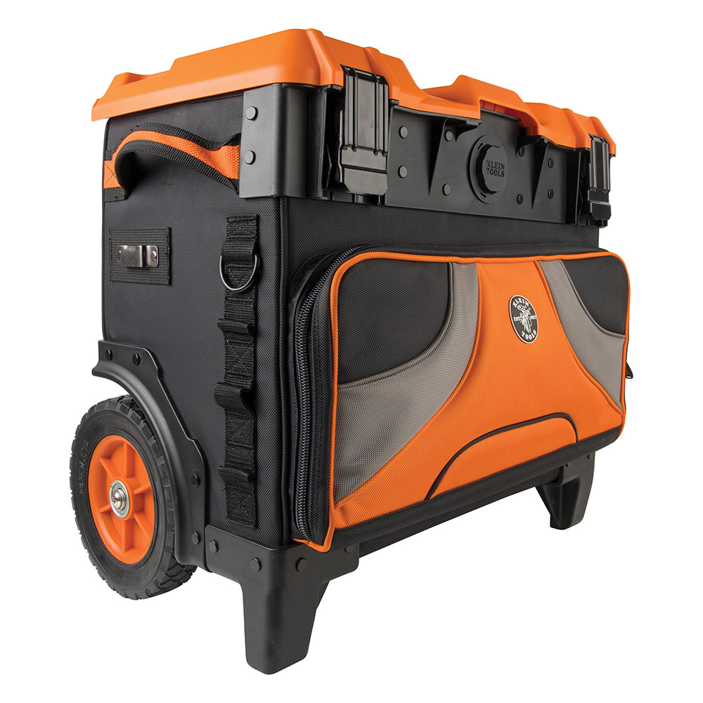 Klein Tools 55473RTB Tool Box, Rolling Tool Bag on Wheels with High ...