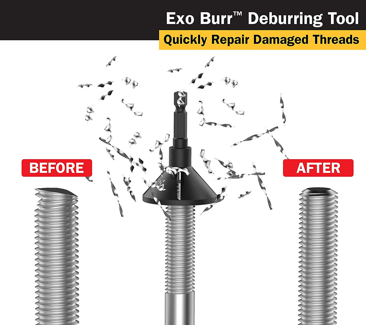 Titan Tools 51950 Exo Burr Deburring Tool and External Chamfer Tool JB Tool Sales