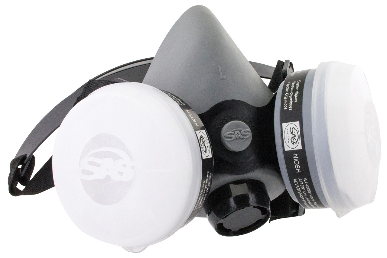 SAS Safety 311-3215 Large BreatheMate Half-Mask Dual Cartridge ...