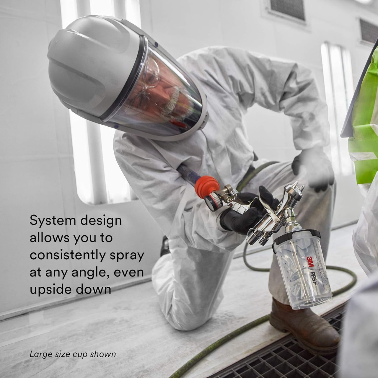 3M 26312 Spray Cup System Kit, Midi (13.5 fl oz, 400 mL), 125u Micron ...