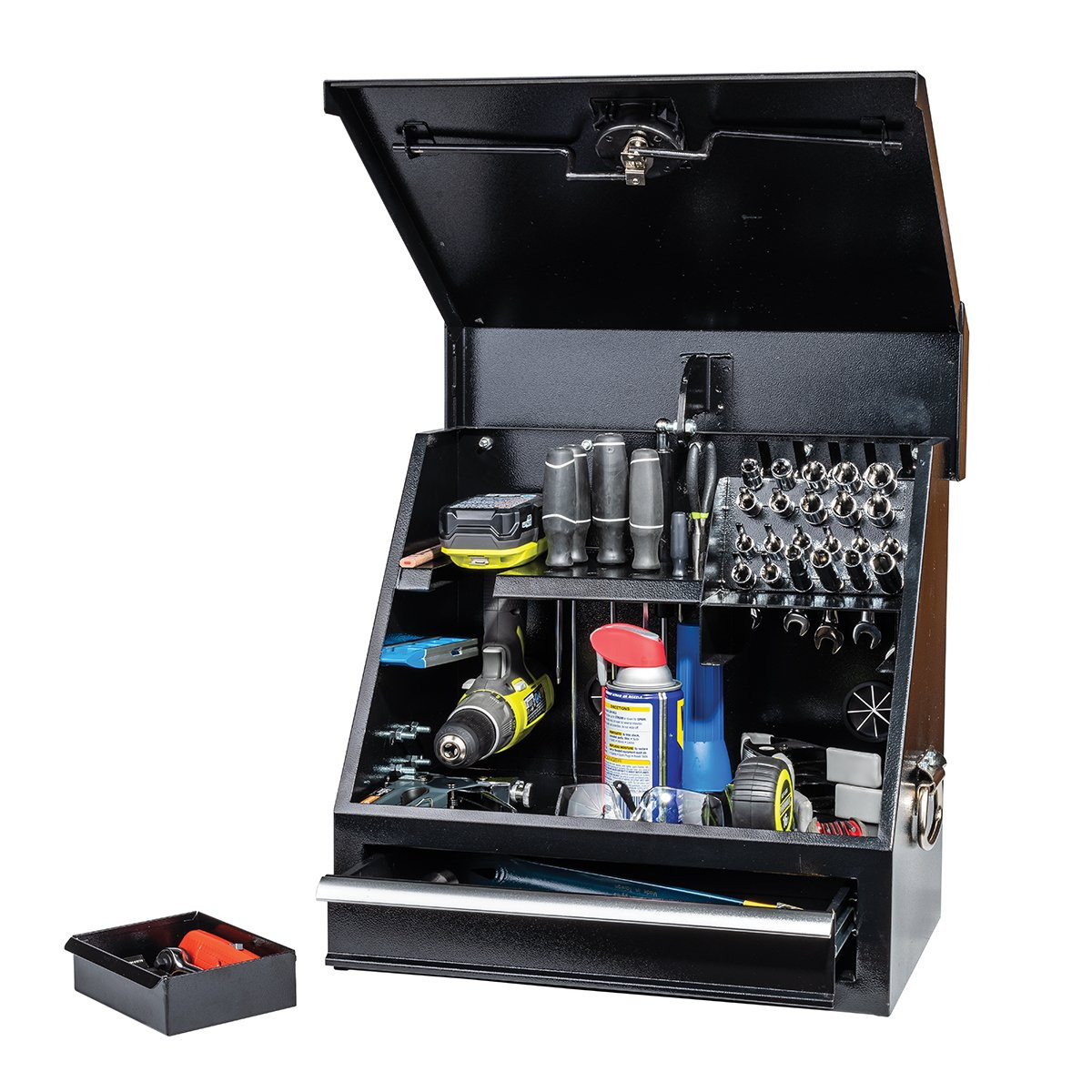 Montezuma SB180DB 18 x 12 in. Steel Shopbox Tool Chest | JB Tools