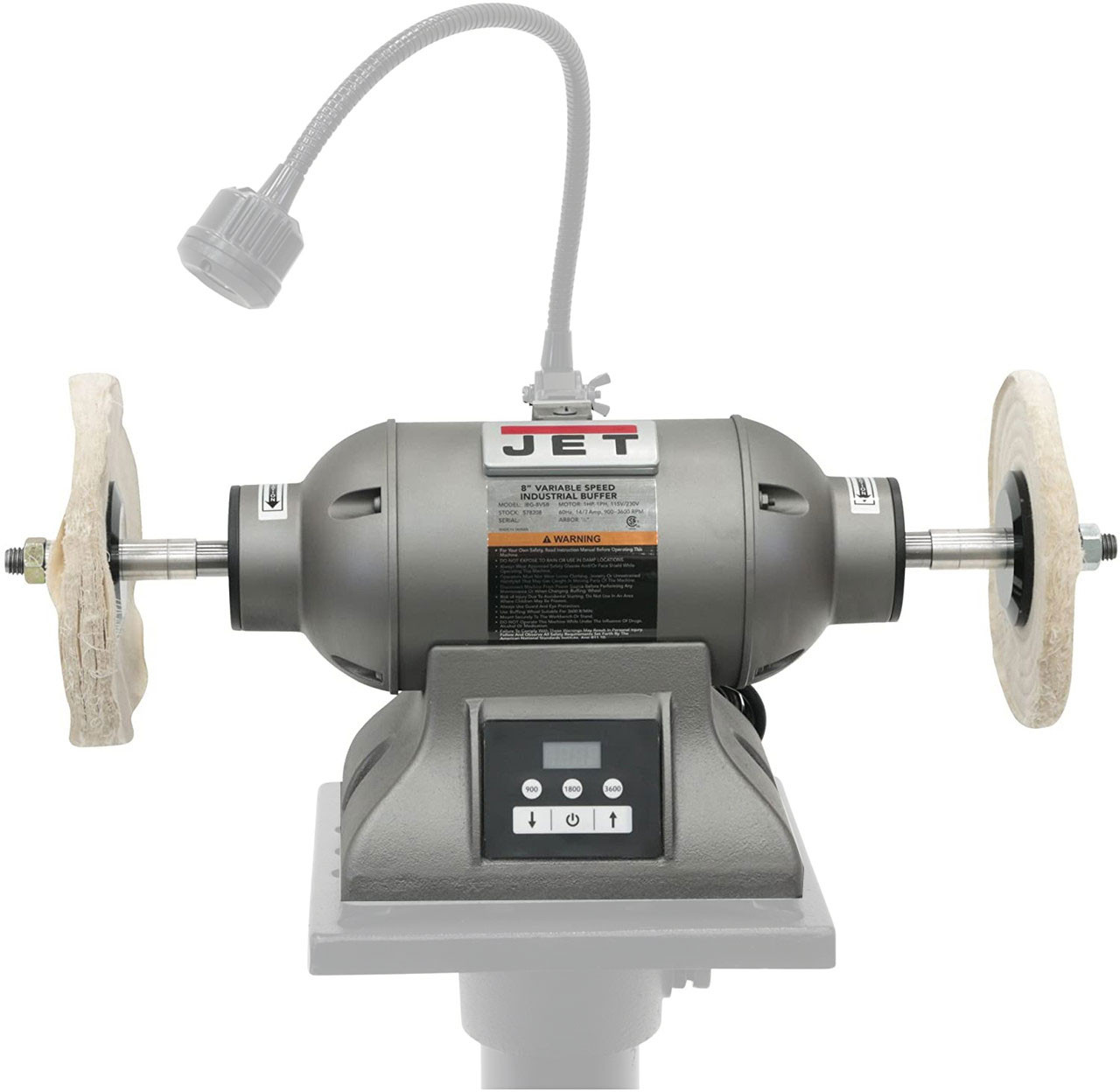 Jet IBG 8VSB 1HP 1PH 115V 230 8 VS Bench Buffer 578218 JB Tools
