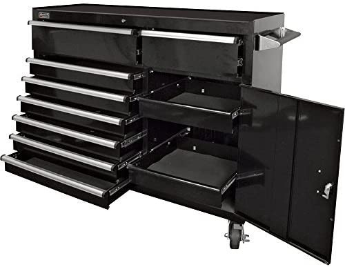 Homak 56-Inch 8-Drawer Tool Chest with 2-Drawer Compartment Roller ...