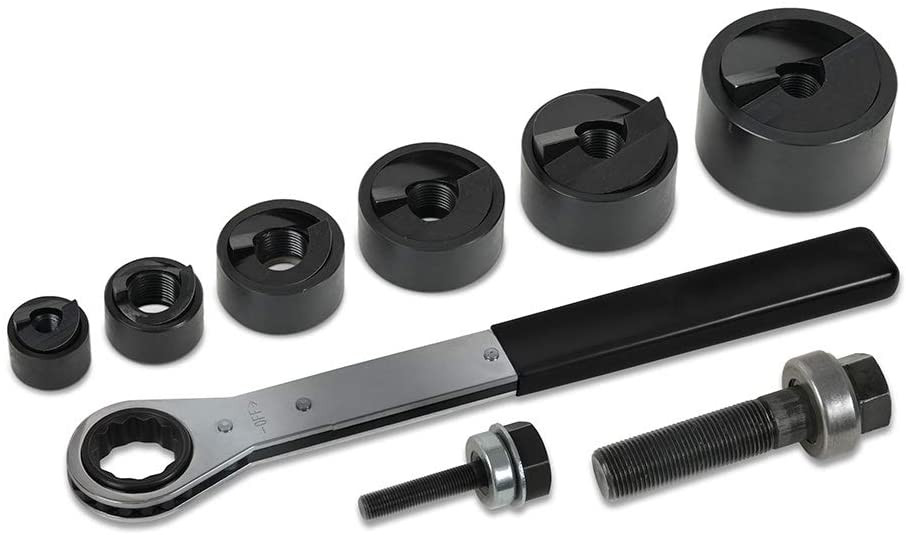 Klein Tools 53732SEN Knockout Punch Set with Wrench | JB Tools