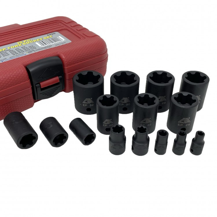 CTA Tools 5420 15 Pcs. EP Torx Plus Socket Set | JB Tools