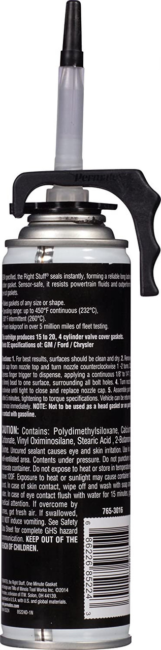 Permatex The Right Stuff Black Gasket Maker (85224) | JB Tools