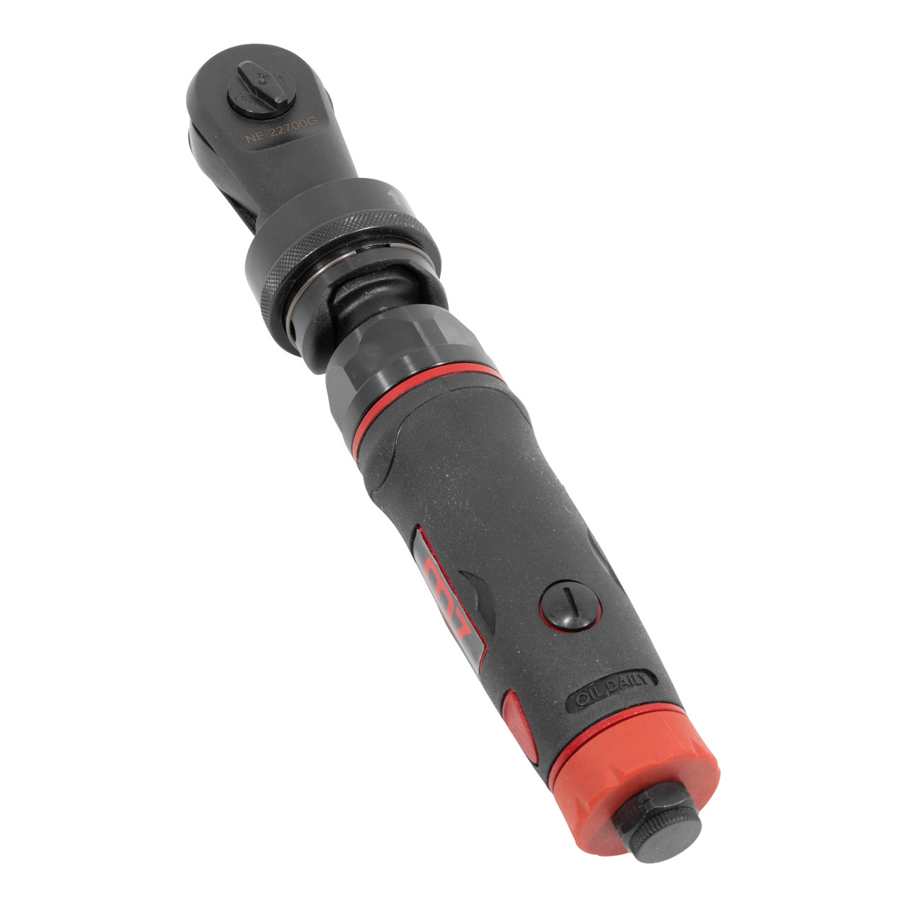 M7 1/2" Drive Air Ratchet Wrench with 30-Degree Flex Head for 10mm ...