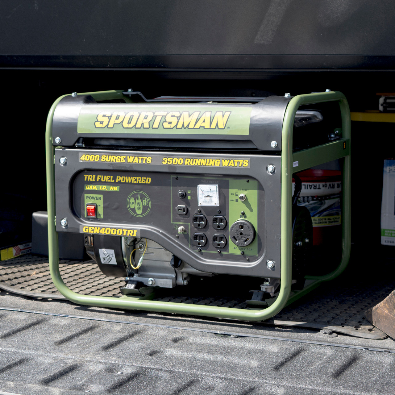 Sportsman GEN4000TRI 4000 Surge Watts Portable Tri Fuel Generator | JB ...