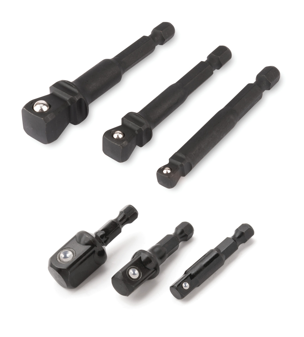 Titan Tools 12001 6 pc. Stubby and Wobble Socket Adapter Set | JB Tools