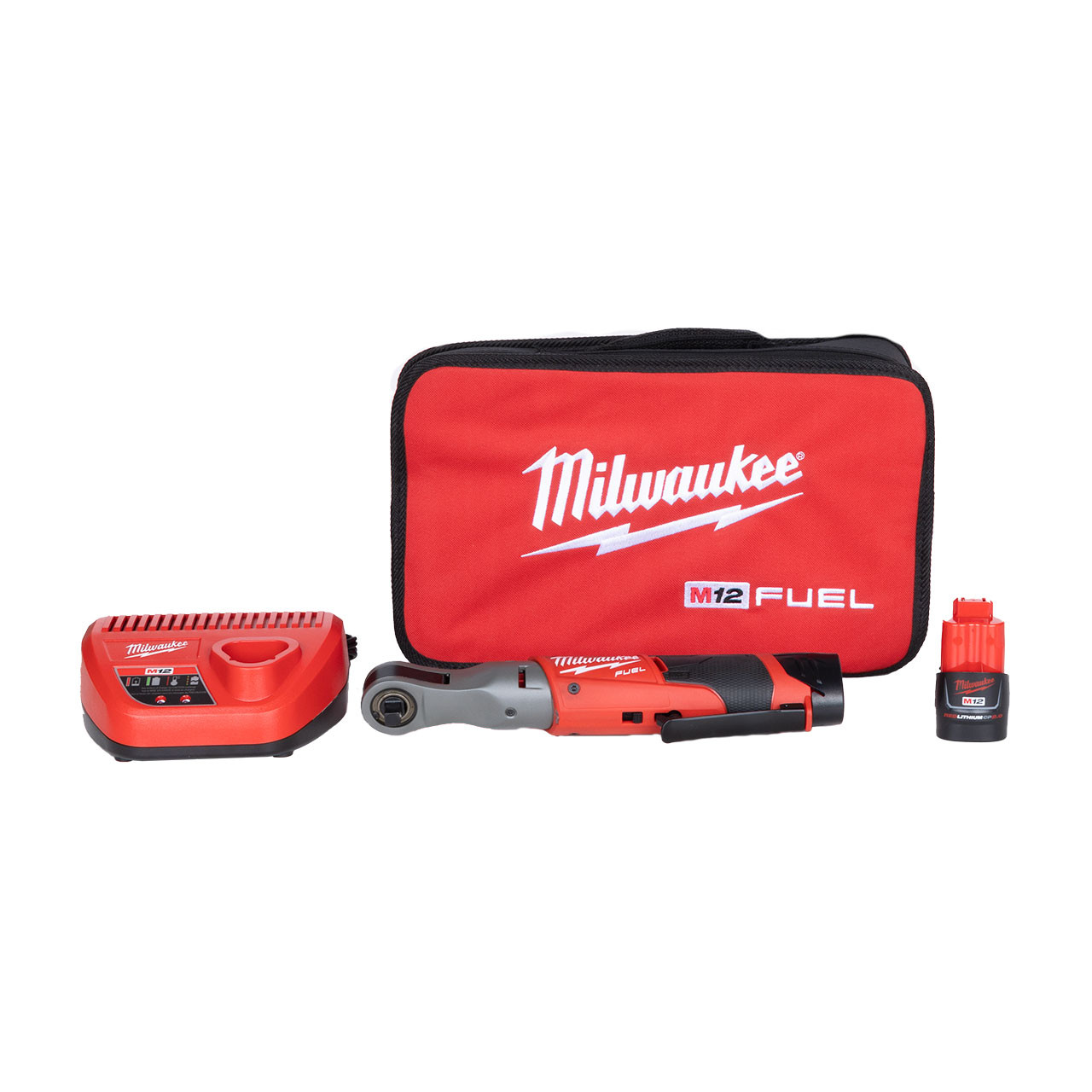 Milwaukee 2557 22 M12 FUEL 12V Lithium Ion Brushless Cordless 3 8in. Ratchet Kit JB Tools