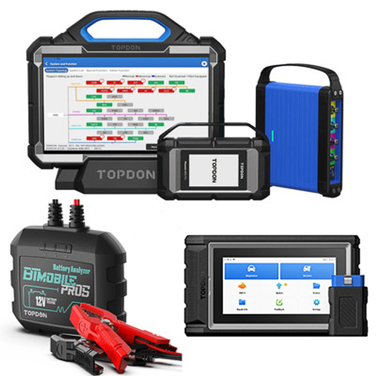 TOPDON Phoenix Max Diagnostic Scanner with scope (TD10001000) | JB Tools
