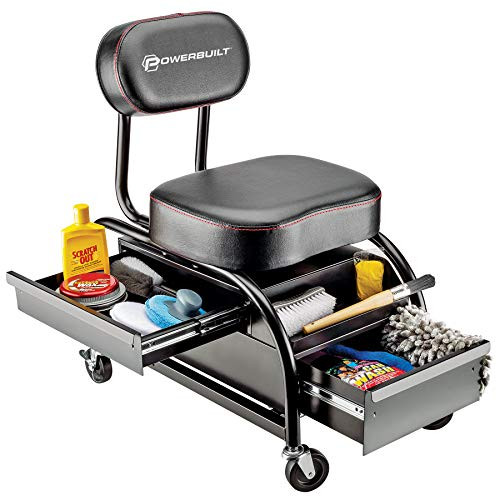 Powerbuilt Professional Detailer Roller Seat 240299 | JB Tools