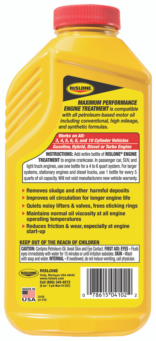 Rislone 16.9oz Engine Treatment Conditioner Cleaner (4102) | JB Tools