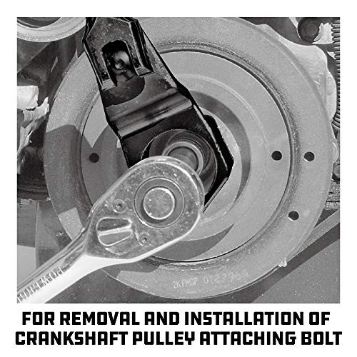 Powerbuilt 648796 Crankshaft Crank Pulley Removal Tool, 50mm Holder ...