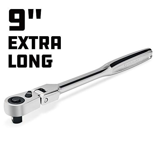 Powerbuilt 649952 Pro Tech 3/8" Drive x 9" Long Reach Ratchet | JB Tools