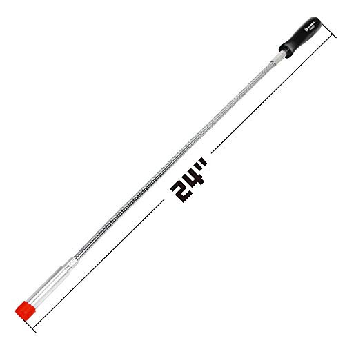 Powerbuilt 640584 4Lb Telescoping Magnetic Grabber Pick Up Tool Reaches ...