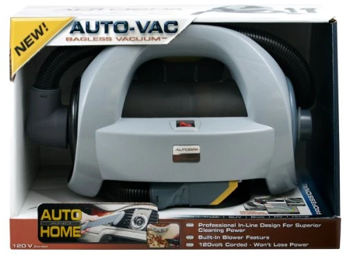 Carrand 94005AS AutoSpa Bagless Auto-Vac Hand-Held Vacuum -Grey | JB Tools
