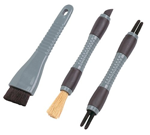 Carrand 93019 Vent, Dash, and Crevice Detail Brush Set , Gray | JB Tools