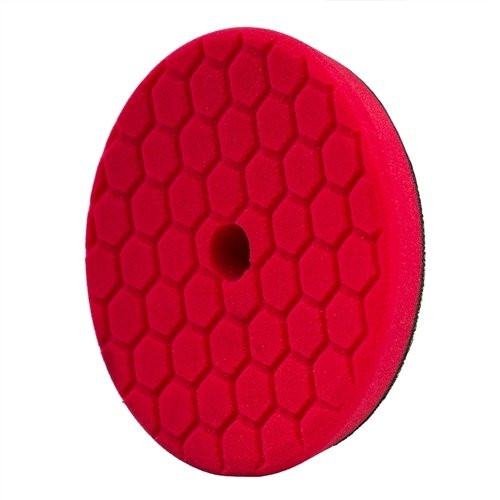 Chemical Guys 5" Red Hex-Logic Finishing Pad (BUFX117HEX5) | JB Tools