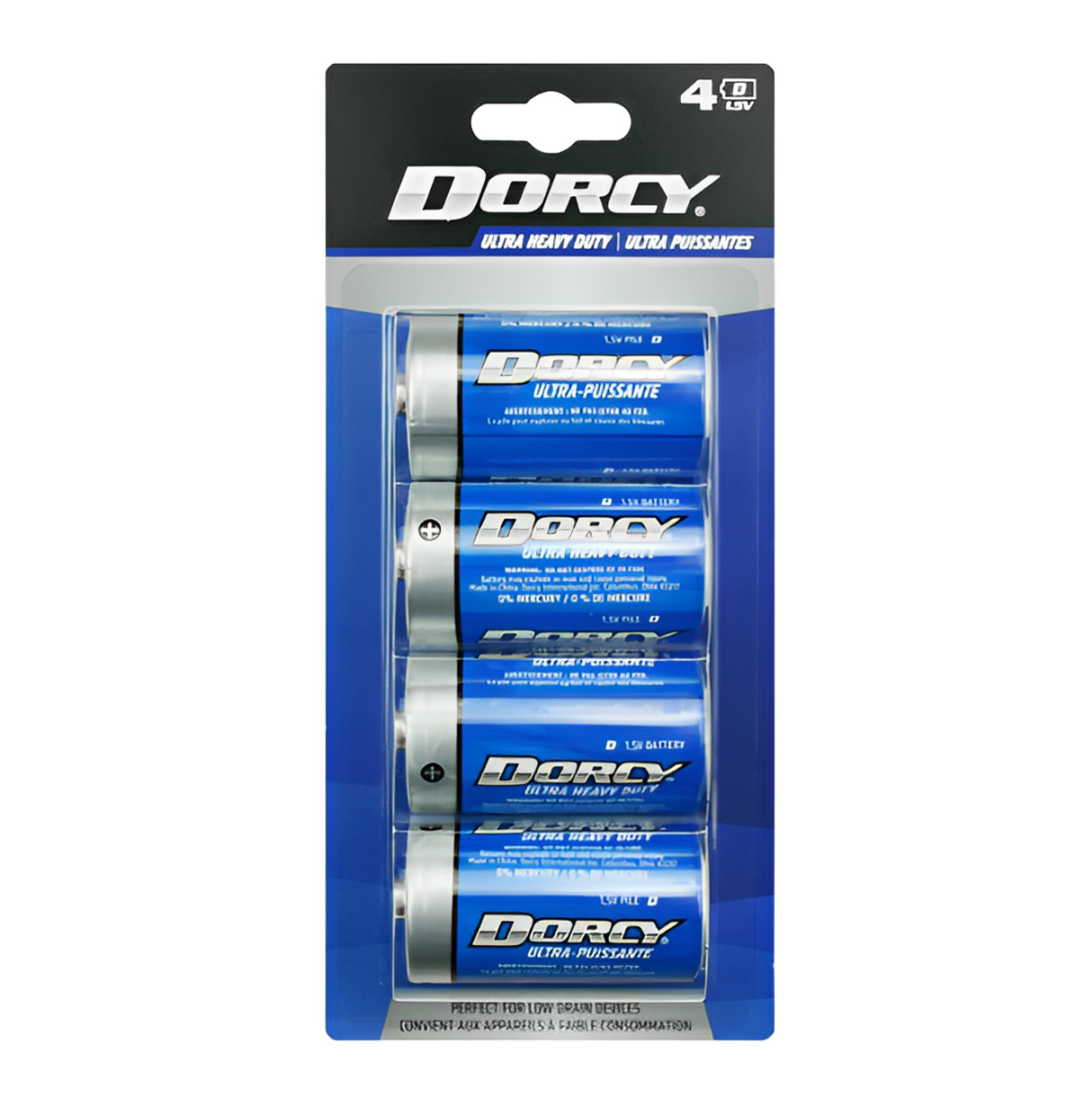 Dorcy D-Ultra Heavy Duty Batteries, 4 Pack (41-1586) | JB Tools