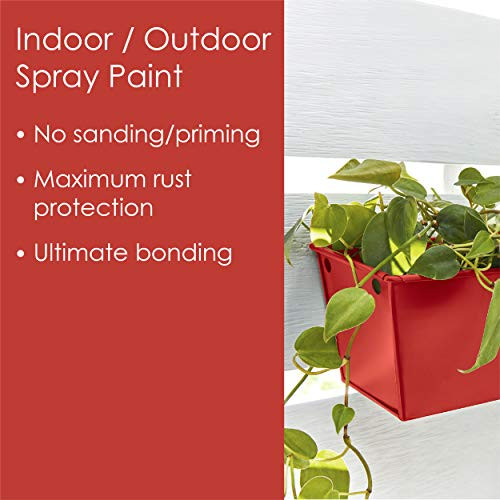 Krylon Fusion K02756007 All-In-1 Spray Paint for In/Outdoor, Matte Fire ...