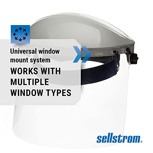 Sellstrom Advantage Series Face Shield Clear Window with Standard ...