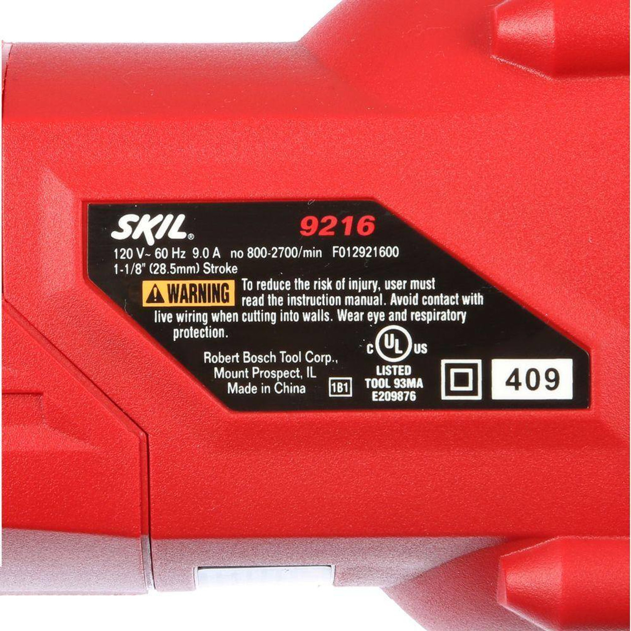 Skil 9Amp Red Variable Speed Reciprocating Saw (9216-01) | JB Tools