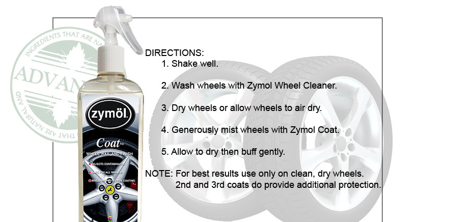 Zymol CSZ514 Wheel Wax Coat for Ultimate Protection | JB Tools