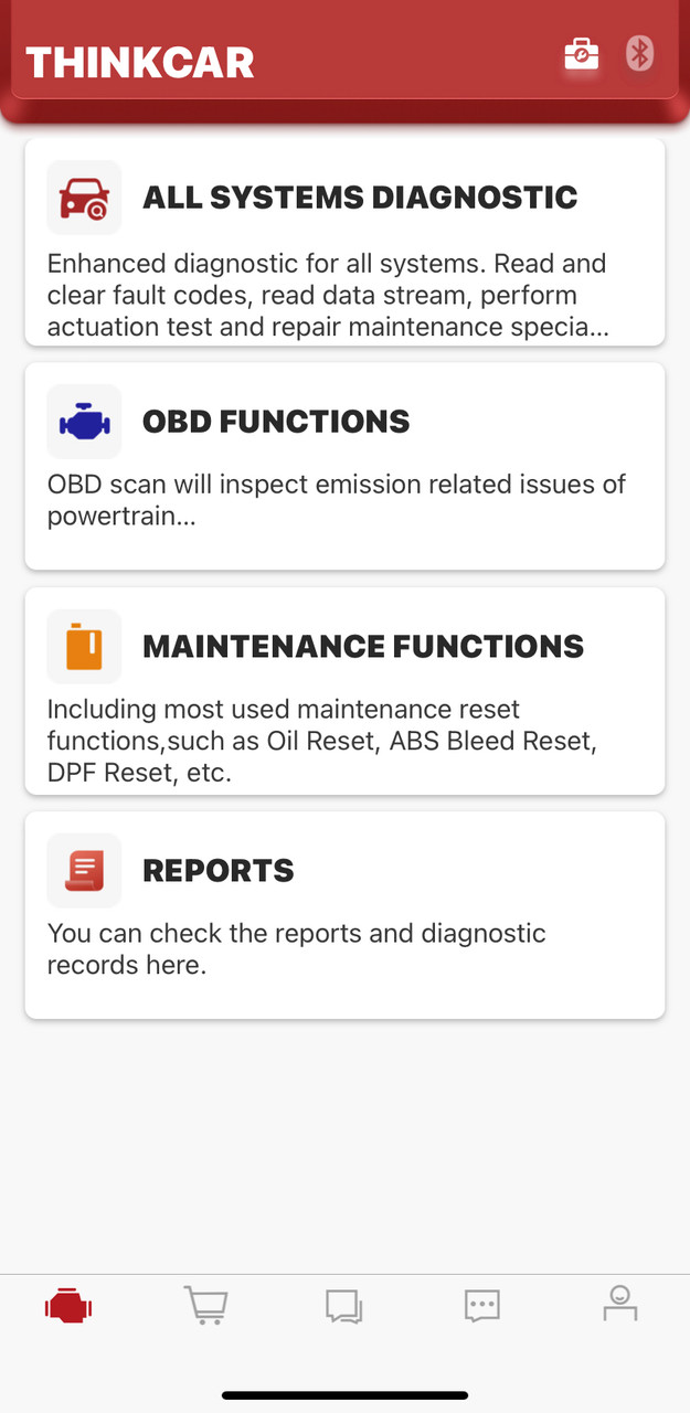 THINKCAR ThinkDiag OBD2 Reader Diagnostic Tool (304010001) | JB Tools