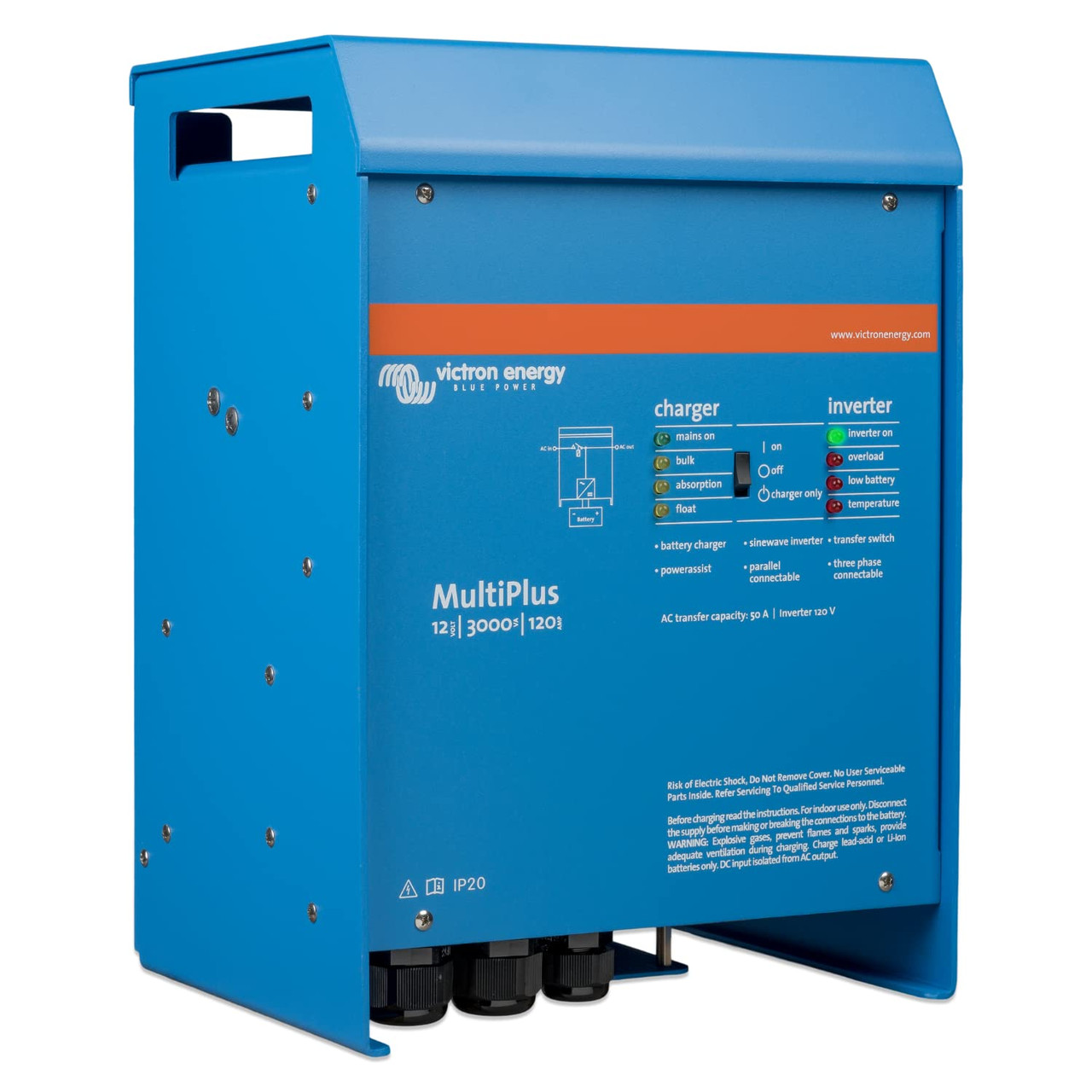 Victron MultiPlus 12/3000/120-50 120V VE.Bus (PMP123021102) | JB Tools