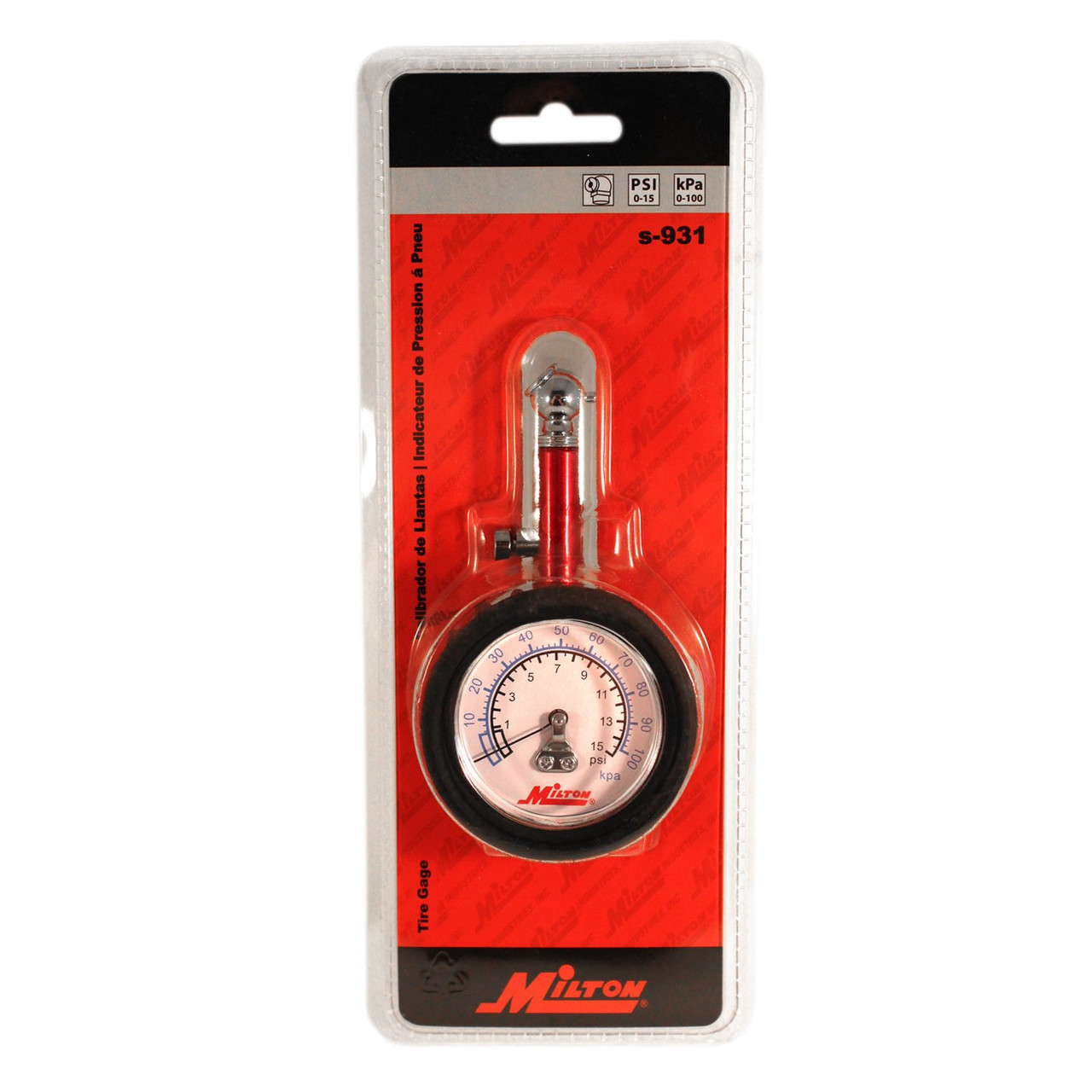 Milton S931 Dial Tire Gauge | JB Tools