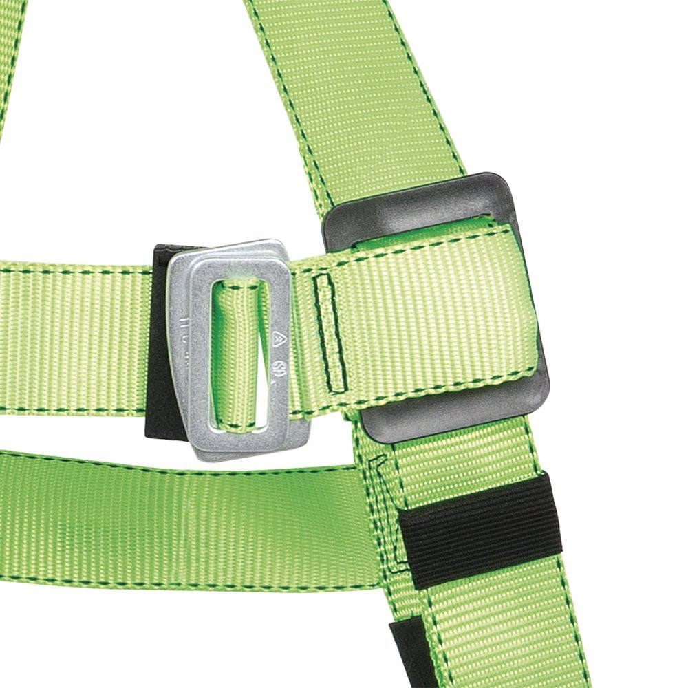 PeakWorks V8255215 Fall Protection Full Body Safety Harness, Green ...