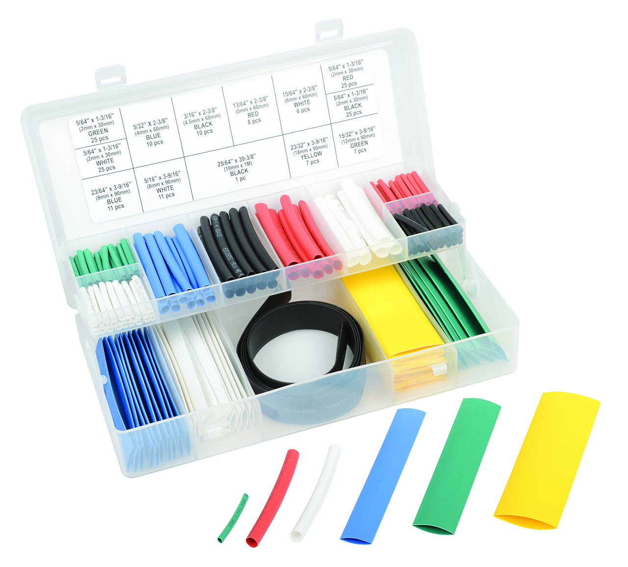 Titan Tools 171 pc. Heat Shrink Tube Assortment (45238) | JB Tools