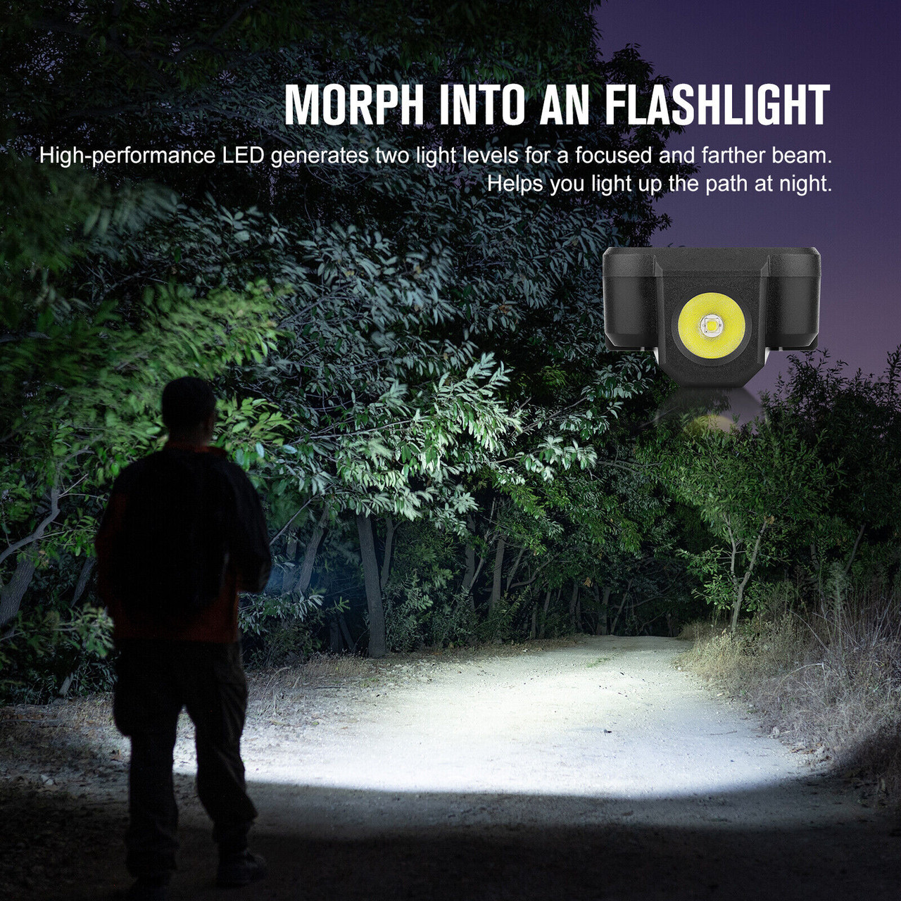 OLight Swivel EDC Flashlight 400 LM LED Rechargeable Floodlight ...