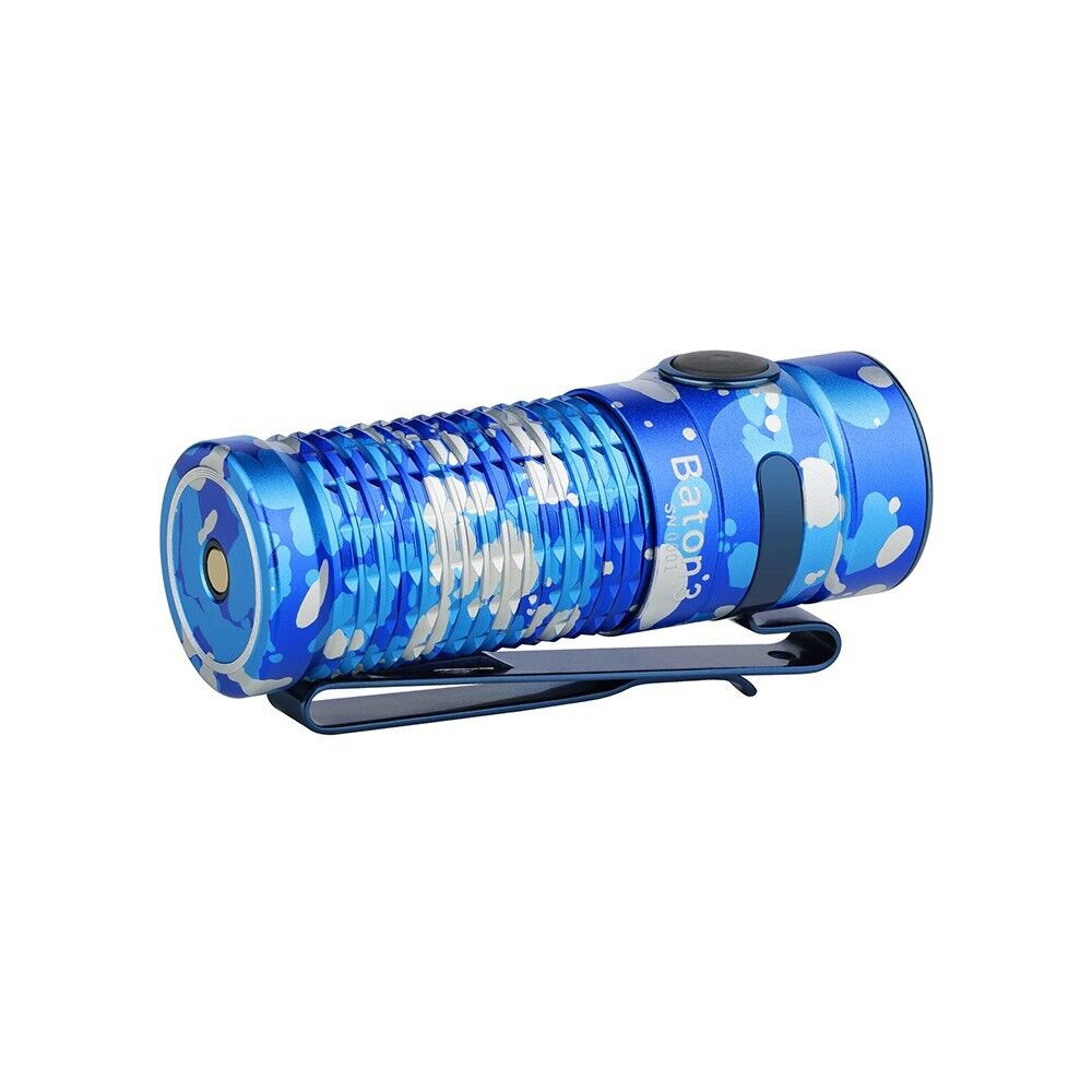 OLight Baton 3 Ocean Camouflage Waterproof 1200 Lum Flashlight ...