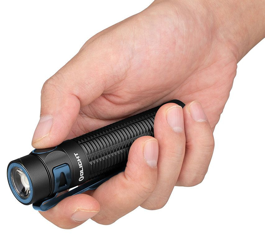 OLight Baton 3 Pro Rechargeable Flashlight, Black, Cool White ...