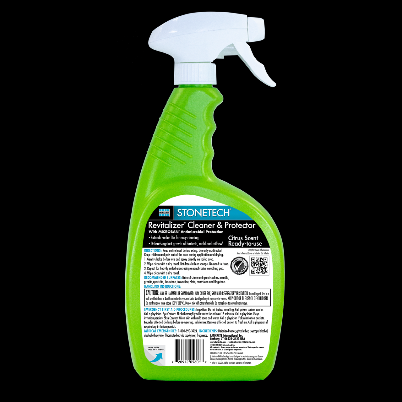 Stonetech Revitalizer Spray Cleaner & Protector. Cucumber, 24 Oz (ST328 ...
