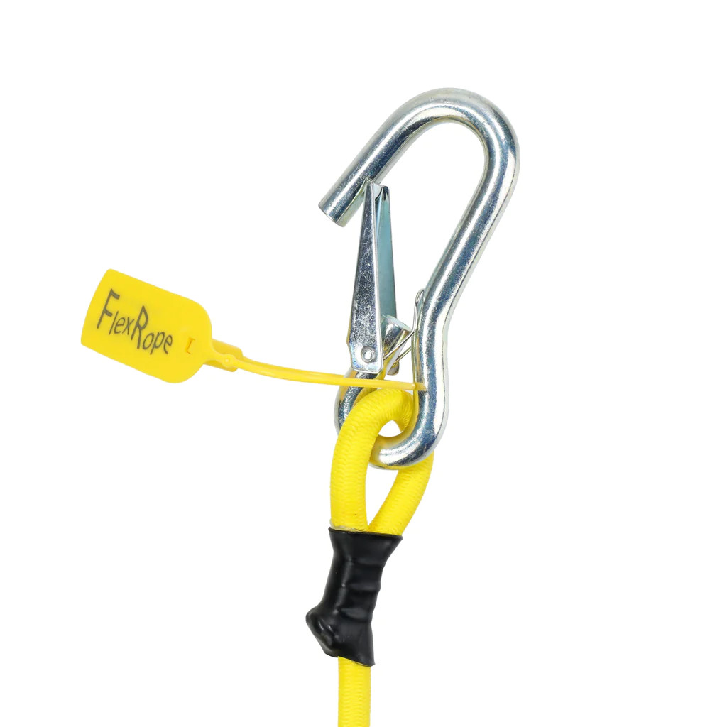 Seabolt FlexRope Boat Rope For Tie Off 10’ Spring Damping Yellow (FLXRP ...