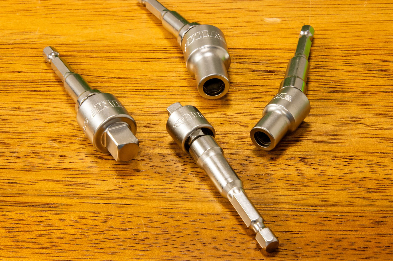 VIM Tools 4 Pc. Power Drive UJ Adapter Set (PDUJ100) | JB Tools