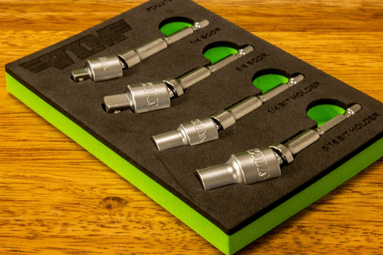 VIM Tools 4 Pc. Power Drive UJ Adapter Set (PDUJ100) | JB Tools