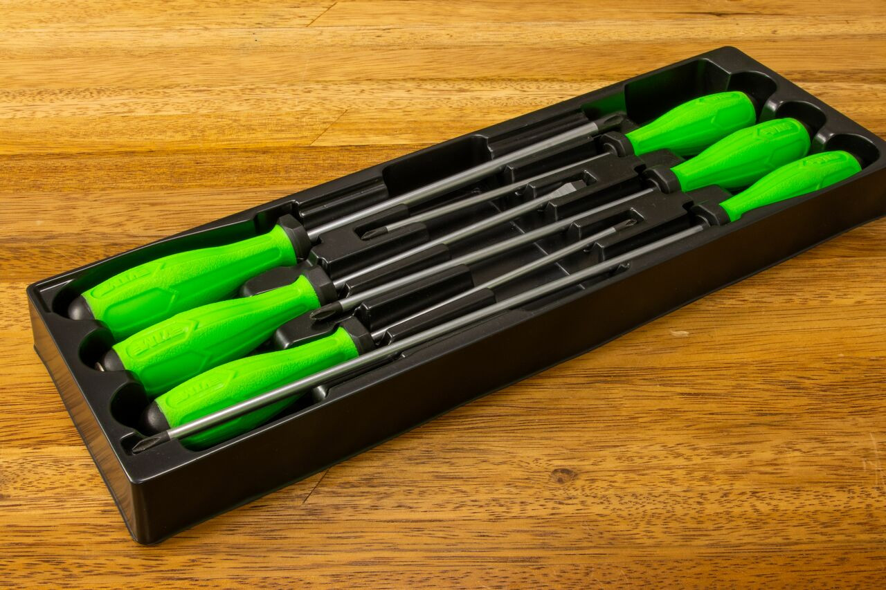VIM Tools 6-Piece Phillips and Flat Screwdriver Set (SD100) | JB Tools