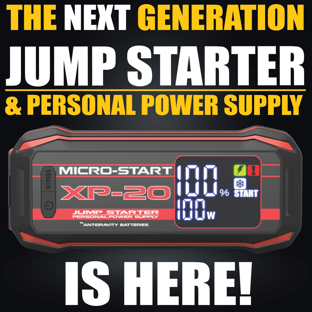 Antigravity Batteries Micro-Start Lithium Jump-Starter Power Supply (AG ...