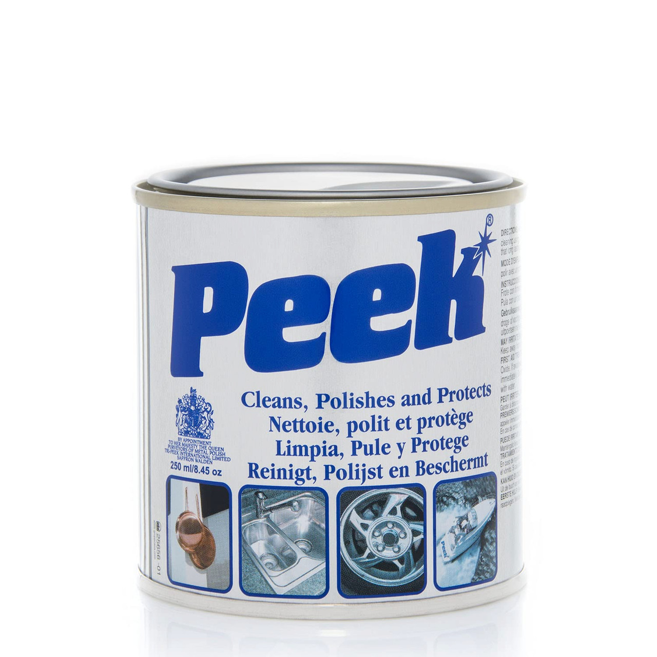 Peek Polish, Aluminum And Chrome Metal Polish - 250Ml (9.83 Oz) Can ...