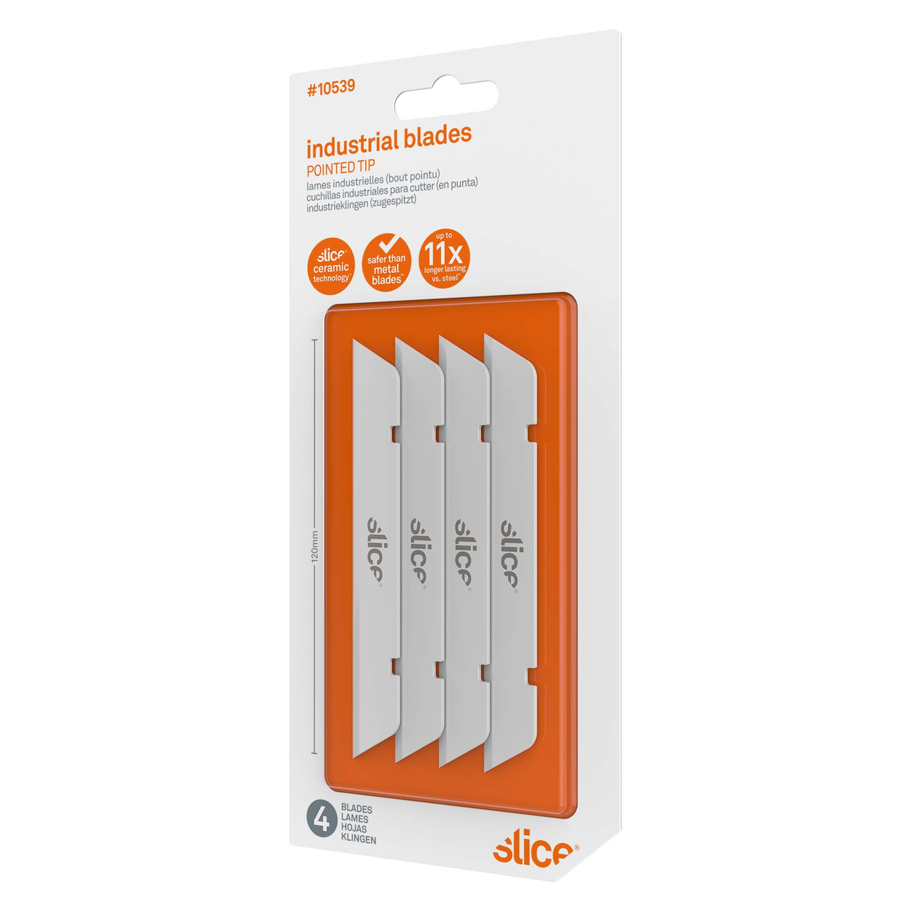 Slice Extra Long Industrial Blade with Pointed Tip (10539) | JB Tools