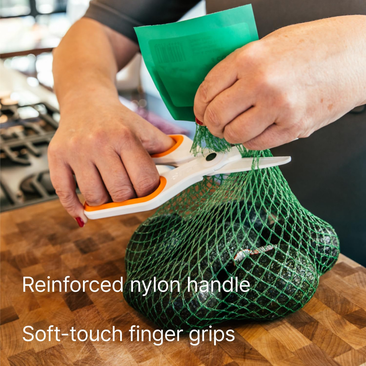 Slice Ceramic Large Scissors, Finger-Friendly Rounded Tip (10545) | JB ...