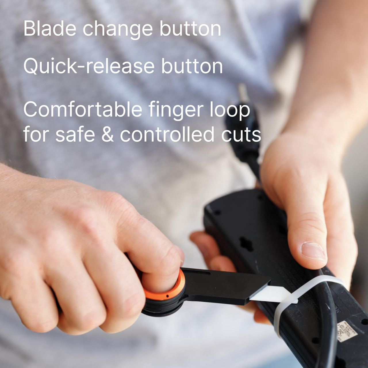 Slice Utility Knife, Finger Loop Grip, Ceramic Blade (10562) | JB Tools