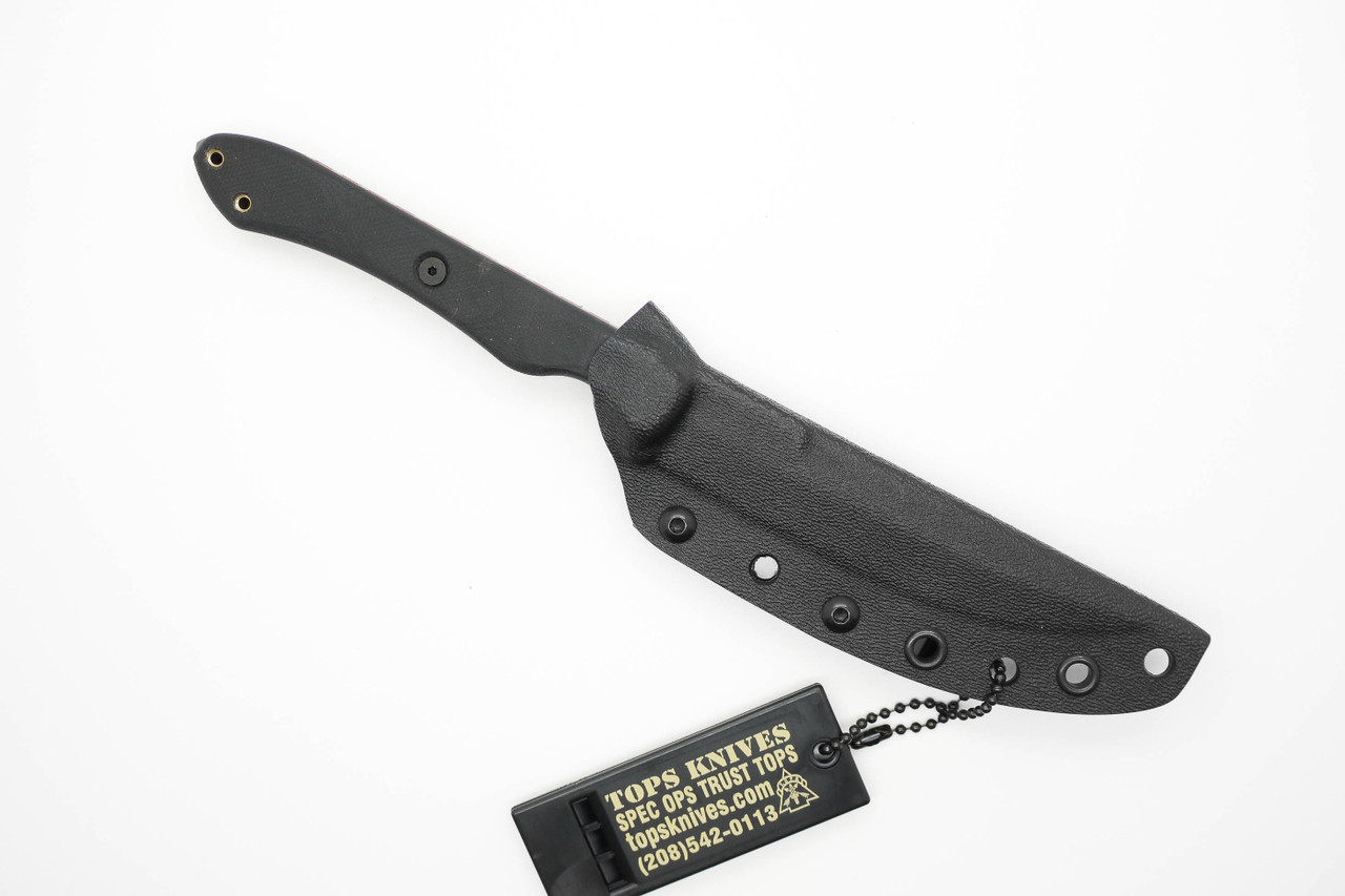 TOPS Knives Rapid Strike W/Top Edge Serrations, 4.13" (RDSK-01TS) | JB ...