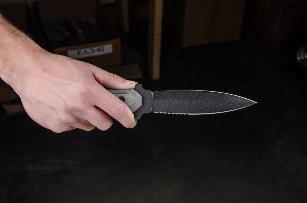TOPS Knives Ranger'S Edge Double Edge Combat Knife Micarta Handles ...