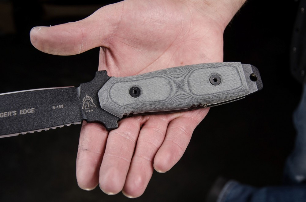 double edge combat knife